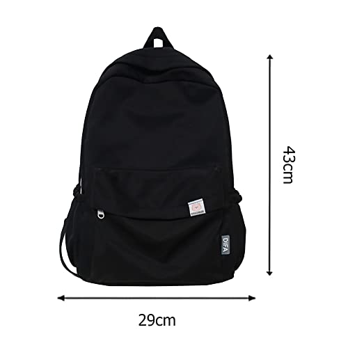 JQWSVE Aesthetic Backpack Sage Green Backpack for Women Solid Color Y2k Backpack Cute Kawaii Backpack Travel Laptop Backpack