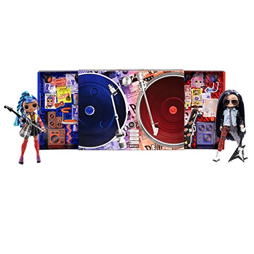 L.O.L. Surprise! O.M.G. Remix Rocker Boi and Punk Grrrl 2 Pack β 2 Fashion Dolls with Music