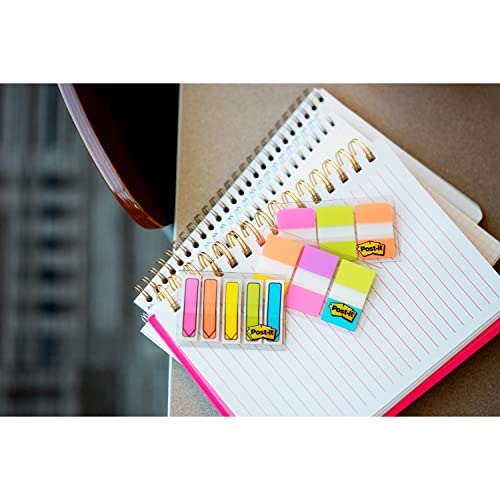 Post-it Flags, 50/Dispenser, 2 Dispensers/Pack, 1 in Wide, Green (680-GN2)