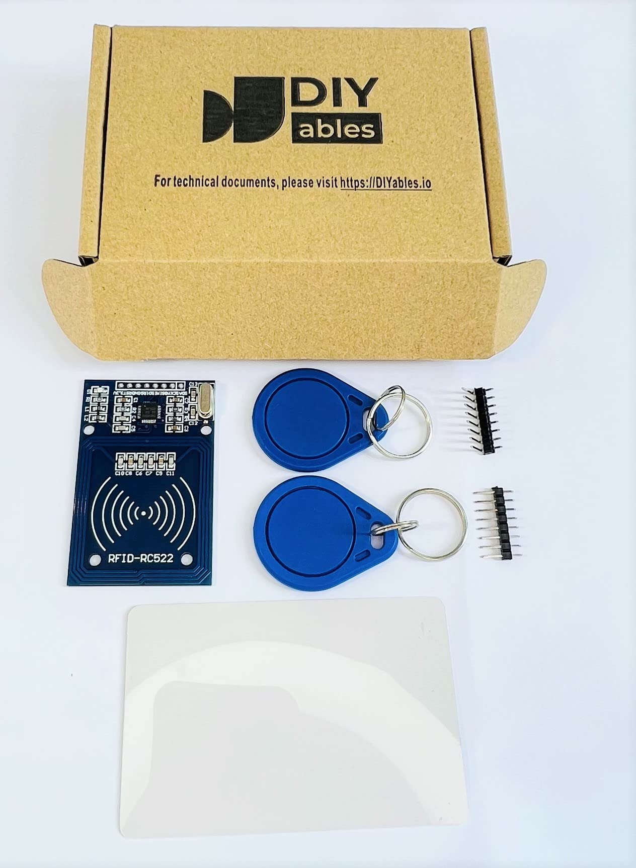 DIYables RC522 RFID Reader and RFID Card for Arduino, ESP32, ESP8266, Raspberry Pi