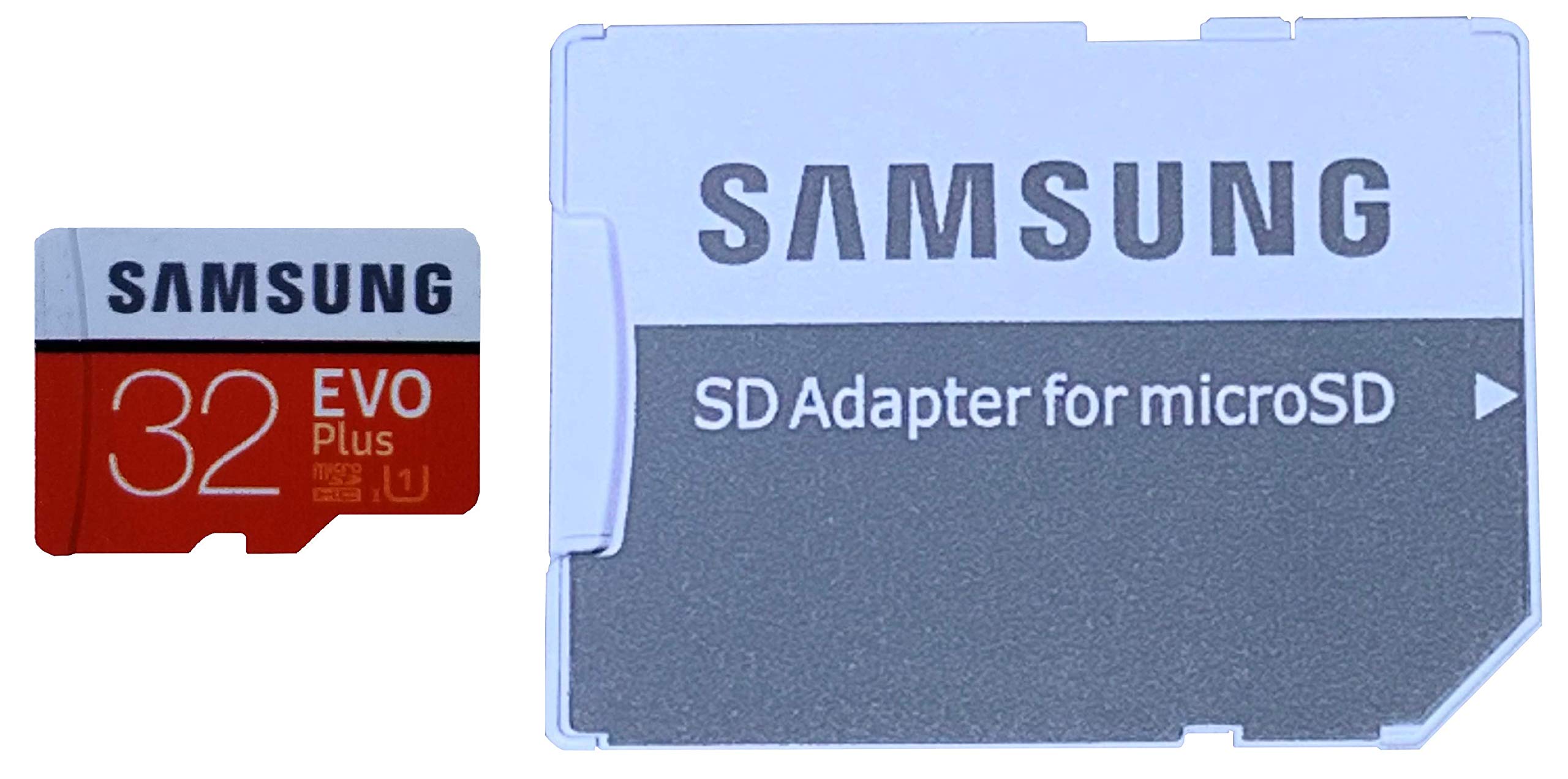 Samsung 32GB Micro SDHC EVO Plus Memory Card with Adapter Works with Samsung Galaxy Note 10+ Cell Phone, Note 10+ 5G Smartphone (MB-MC32G) Bundle with (1) Everything But Stromboli SD, TF Card Reader
