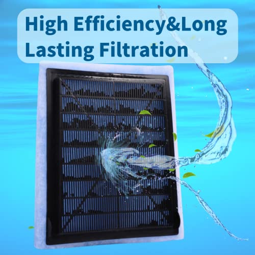 exrepar 12 Pcs Aquarium Filter Cartridges Compatible with Aqua-Tech 10-20 Power Filters,Replacement for EZ-Change#2