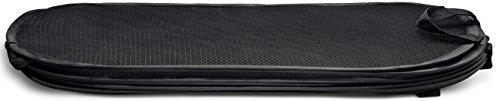 Mesh Popup Laundry Hamper - Two Compartments, Collapsible for Storage and Easy to Open. Folding Pop-Up Clothes Hampers are Great for The Kids Room, College Dorm or Travel. (Black)