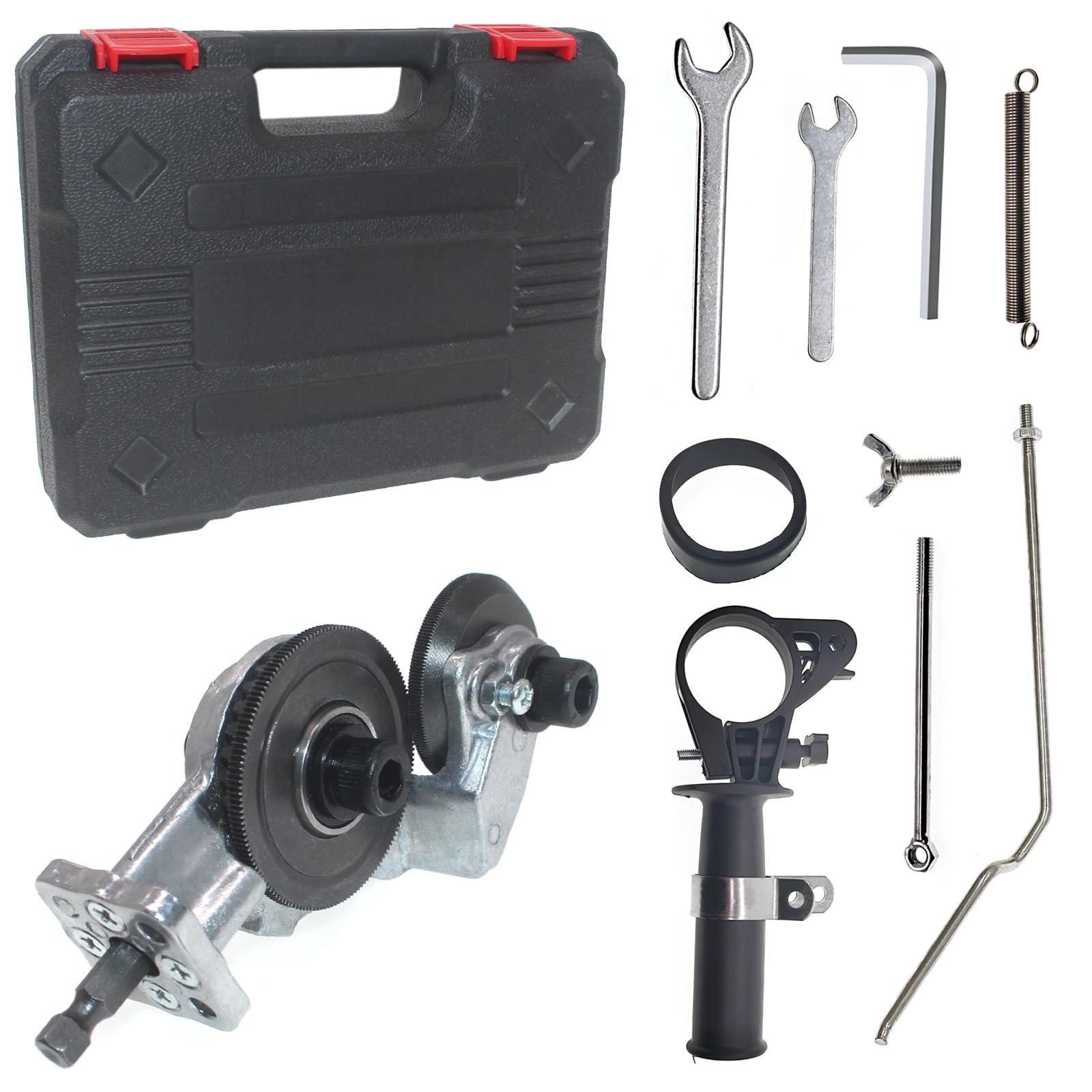 Electric Drill Plate Cutter Upgrade Drill Nibbler Metal Cutter Electric Drill Shears Attachment Metal Cutter For Cutting Aluminum Lron Copper Flat Metal Sheets