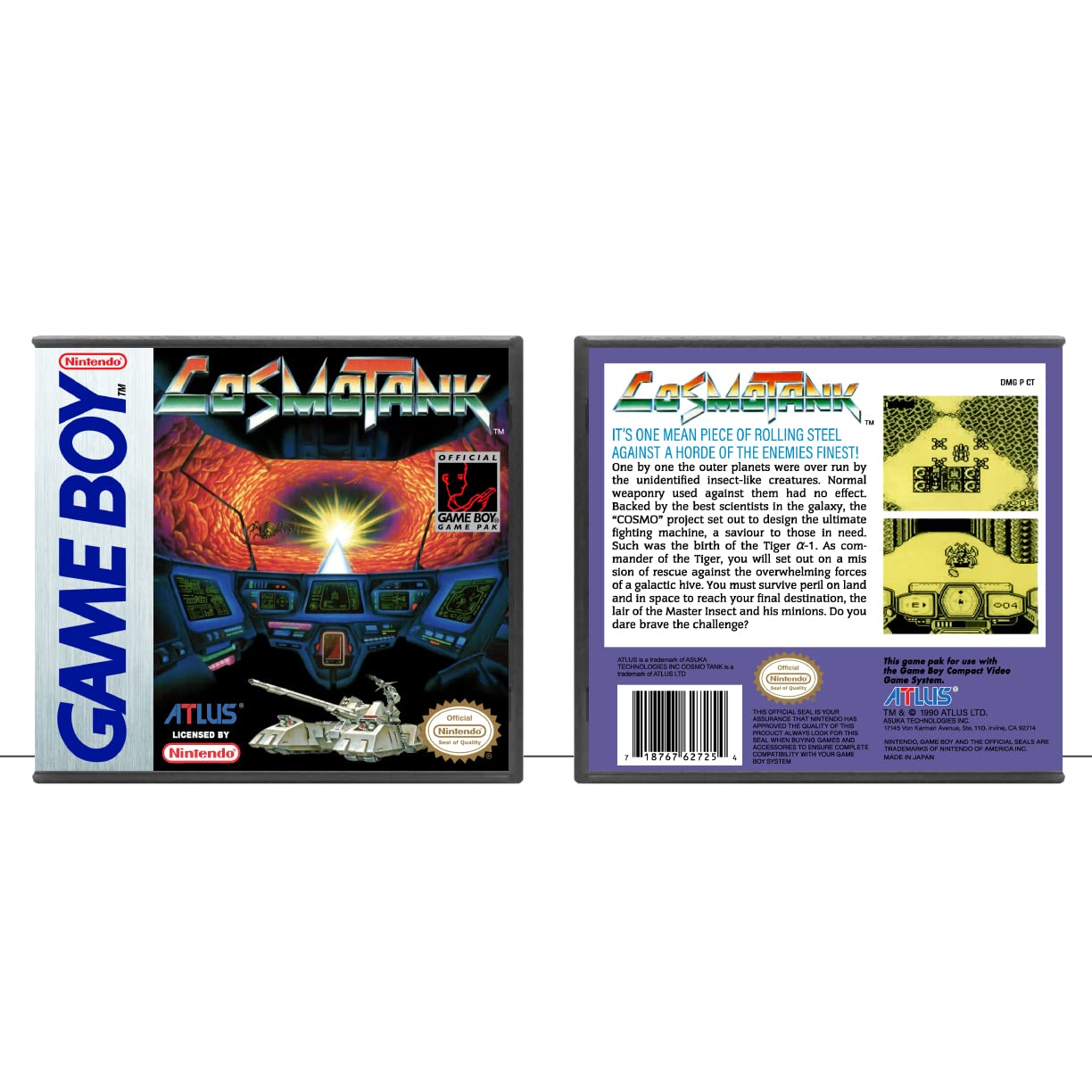 Cosmo Tank | (GB) Game Boy - Game Case Only - No Game