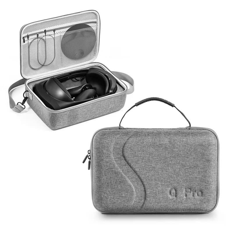 Case for Meta Quest Pro, Carrying Bag for Meta Quest Pro VR Headset & Touch Controllers, VR Accessories