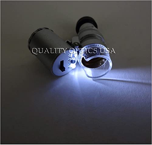 Quality Optics Illuminated Microscope Collection Mini & Digital (Mini 2-Function 60x)