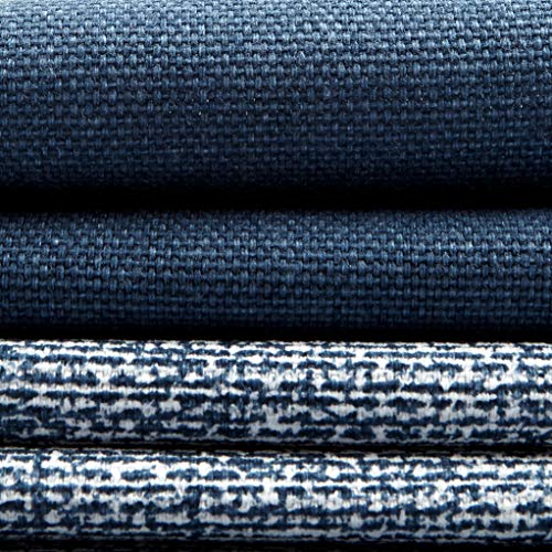 Premier Prints Anderson Check Slub Premier Navy, Fabric by the Yard