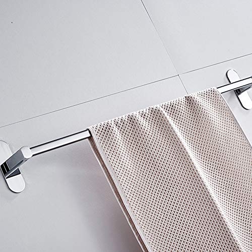 DFHBFG Hanger Stainless Steel Towel Holder Bath Kitchen Hotel Self Adhesive Hanging Rail Bathroom Supplies Rod Organiser Rack