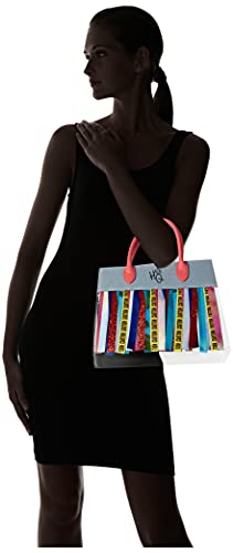 Loungefly x Birds of Prey Harley Quinn Caution Tape Fringe Crossbody Bag (One Size, Clear/Multi)