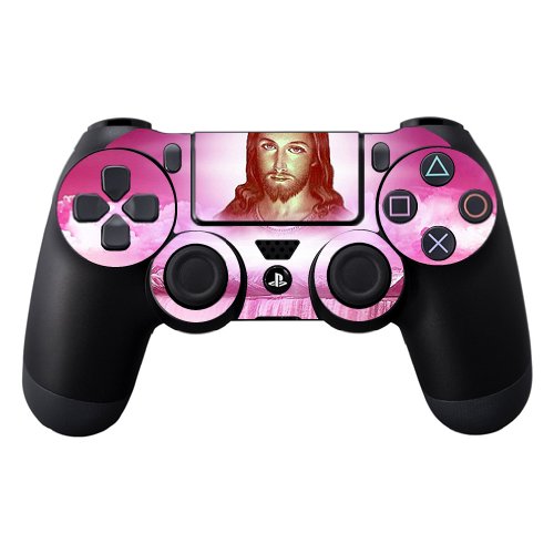MightySkins Skin Compatible with Sony PS4 Controller - Jesus | Protective, Durable, and Unique Vinyl Decal wrap Cover | Easy to Apply, Remove, and Change Styles | Made in The USA