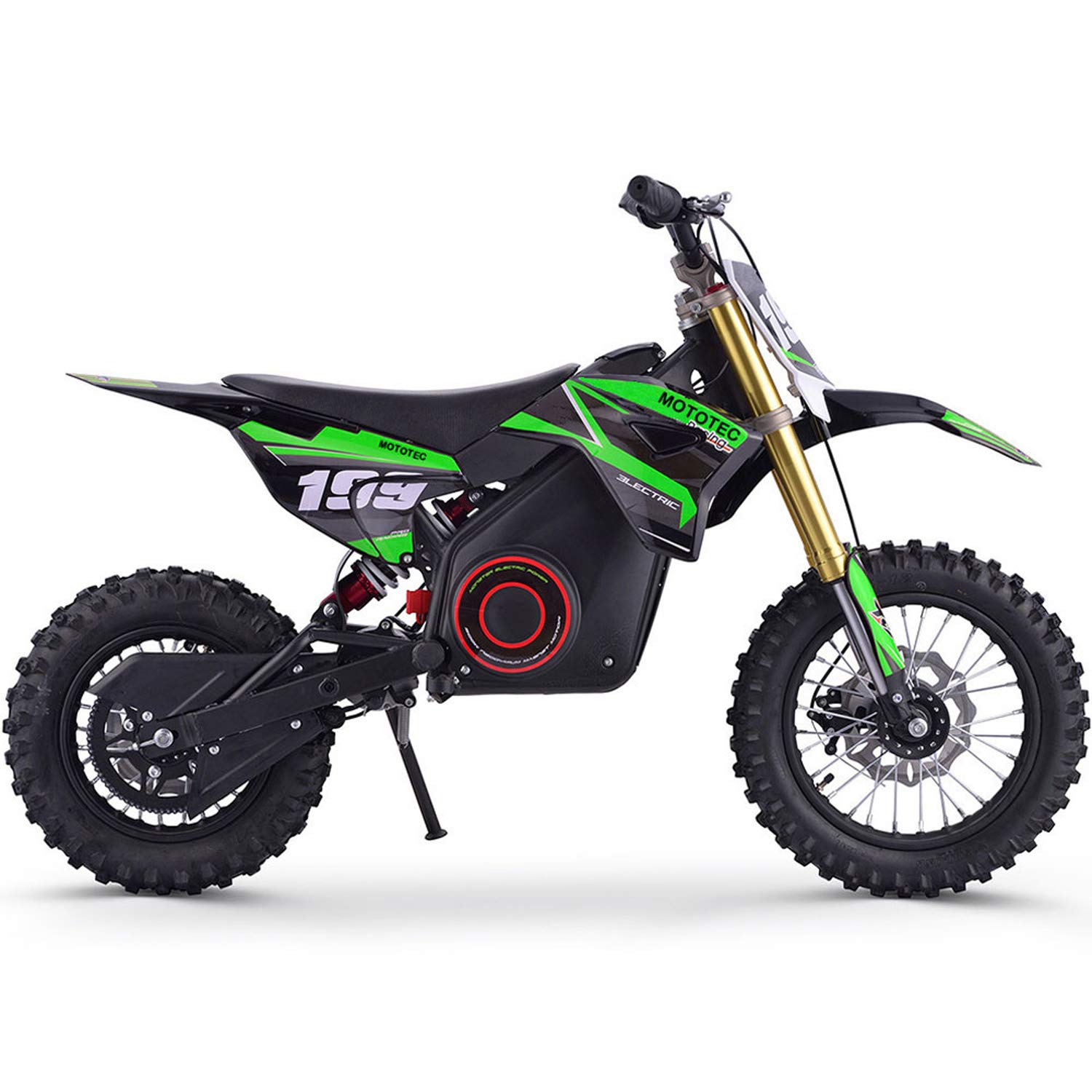 MotoTec 36v Pro Electric Dirt Bike 1000w Lithium Green