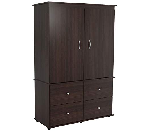Inval America Wood Armoire Audio/Video Combo, Espresso-wengue