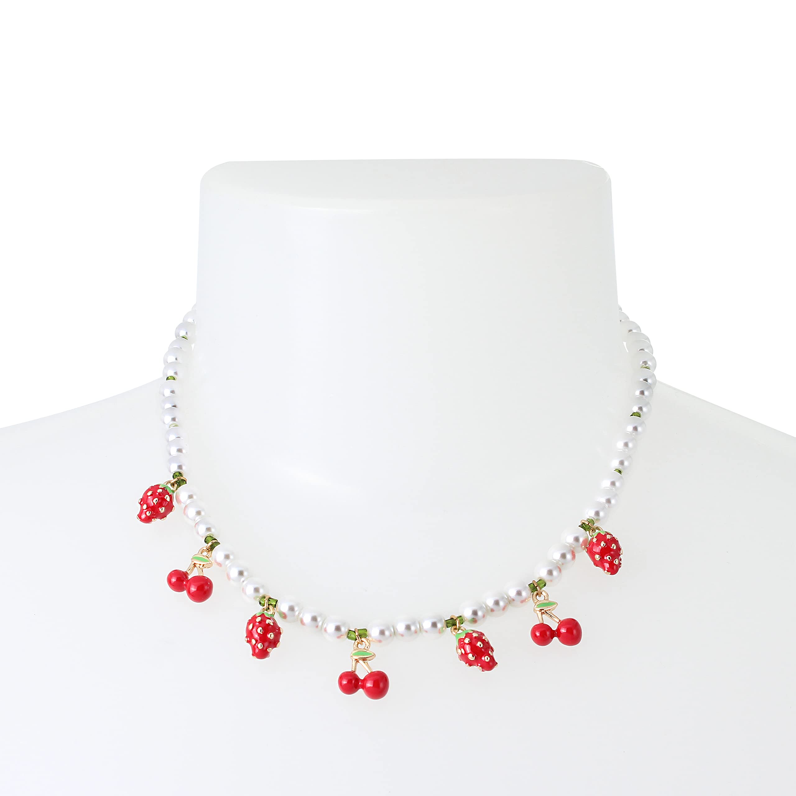 Betsey Johnson Fruit Charm Necklace
