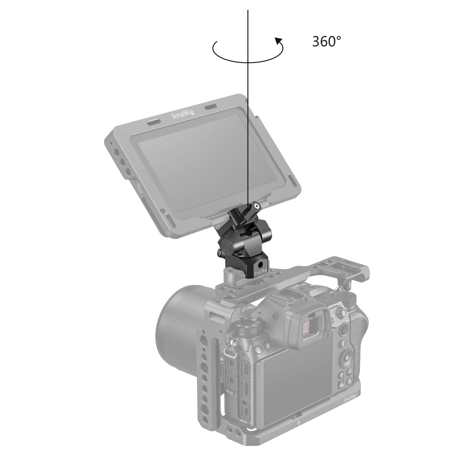 SmallRig Swivel and Tilt Monitor Mount with NATO Clamp Both Sides BSE2385