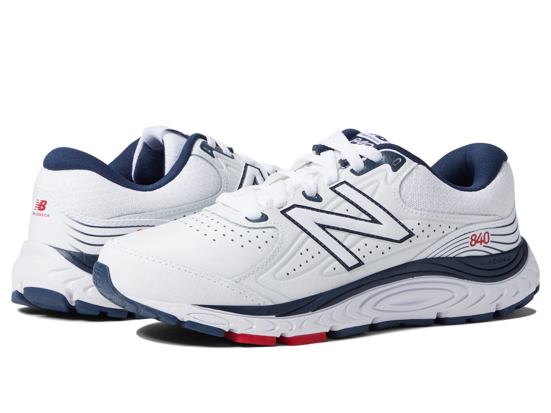 New Balance mens 840 V3 Walking Shoe, White/Natural Indigo, 10.5 US