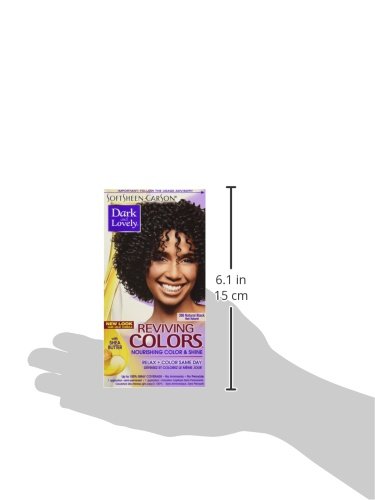 SoftSheen-Carson Dark and Lovely Reviving Colors Nourishing Color & Shine, Natural Black 395