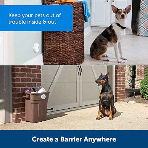 PetSafe Pawz Away Pet Barrier Mini Add-A-Barrier for Cats and Dogs - Up to 2.5 Feet of Radius, Waterproof for Indoor and Outdoor Use - Expand Coverage - Additional Barrier Only,White