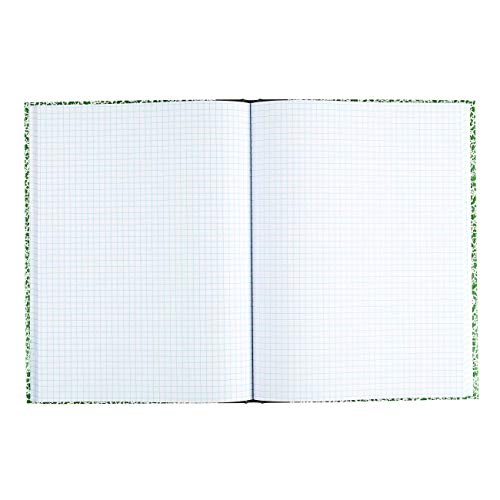 National Lab Notebook, Quadrille Rule (5 sq/in), Green Marble Cover, (96) 10.13 x 7.88 Sheets