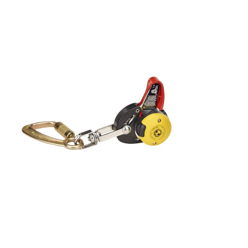 MSA 3104L-00 Latchways Attachment Device for Vertical Ladder Lifeline Kit, Harness to Cable System Connection, for Hands-Free Operation, Fixed Ladder Fall Protection, ANSI