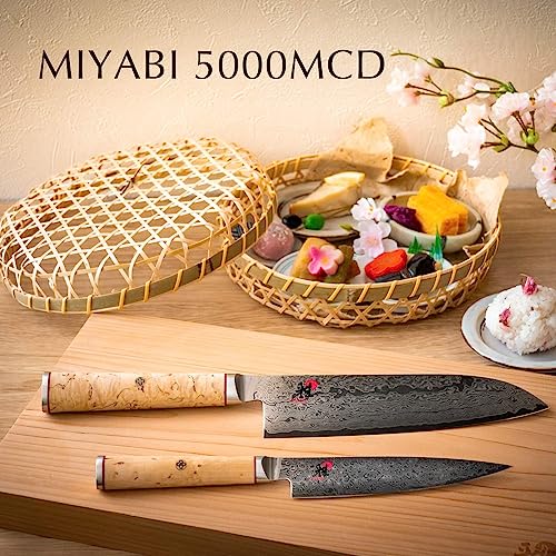 MIYABI 5000MCD-B Birchwood 5 Inch Shotoh Knife