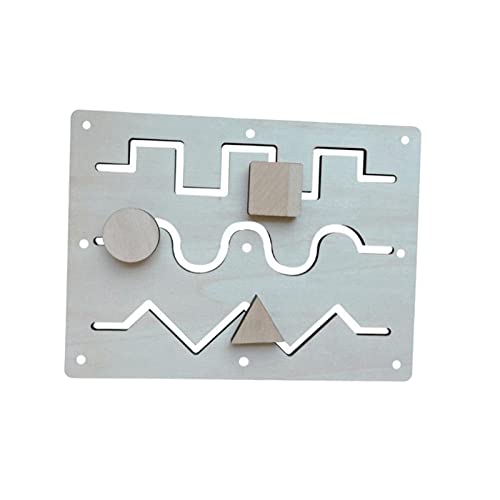 Colcolo Montessori Busy Board, DIY Accessories Education Skill Toys 2-3 Years Toddlers , Style B