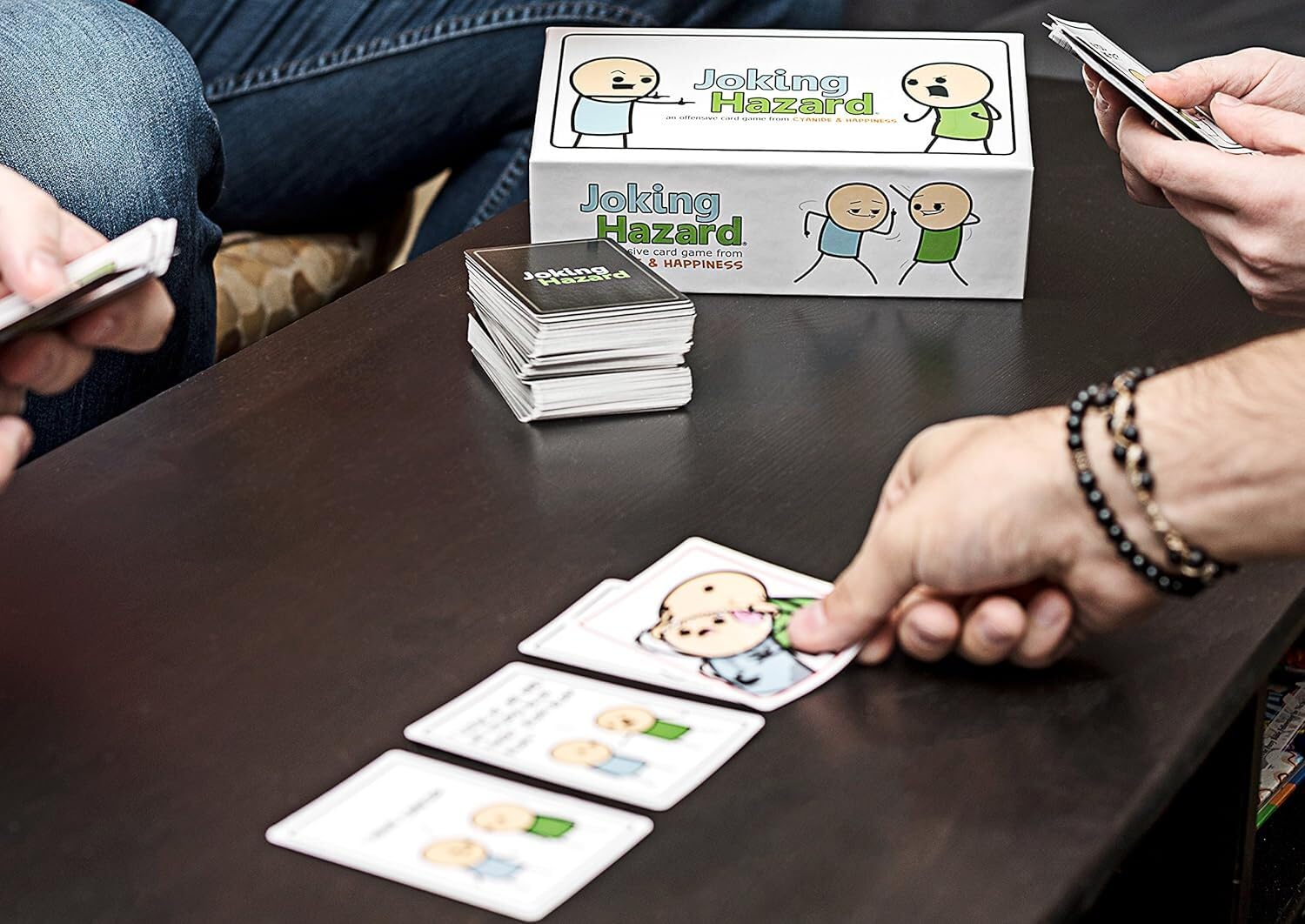 Joking Hazard by Cyanide & Happiness - 360+ Funny & Inappropriate Comic Cards Includes Add-Your-Own-Words Cards | Perfect for Christmas Presents & Stocking Fillers
