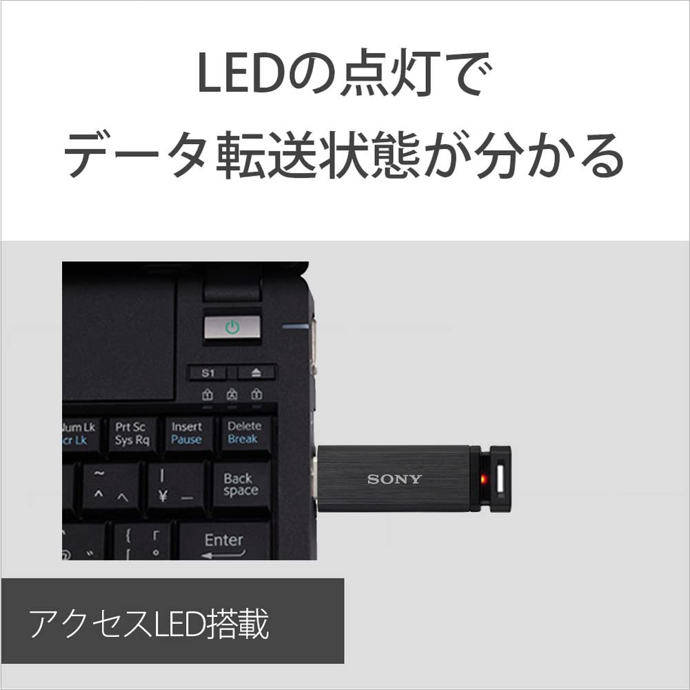 Sony 64GB MicroVault Q-Series USB Flash Drive (USM64GQX/B)