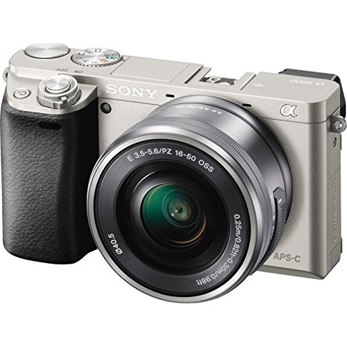 Sony Alpha a6000 24.3MP Digital Camera with 16-50mm Power Zoom and 55-210mm Lenses (Silver)