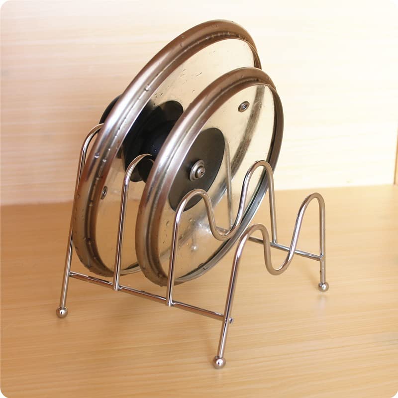 BONOOL Pan Pot Lid Plates Kitchen Sink Countertop Holder Dish Rack Bowl Storage Shelf Drying Stand Draining for Home