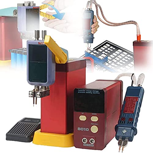 CHUNTIANMEI Handheld Battery Spot Welder with LCD Screen,100~240V Battery Spot Welder and Soldering Station Portable Pulse Welding Machine for Battery Pack 18650 Lithium Batteries