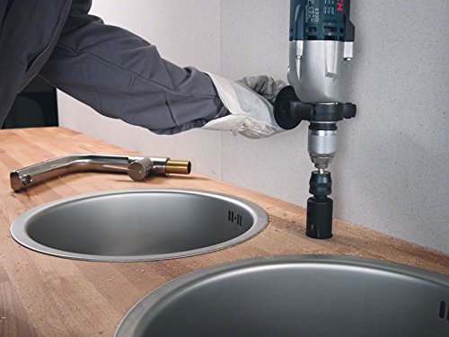 Bosch 2608580871 Multi Construction Hole Saw Set for Plumbers, Black/Grey