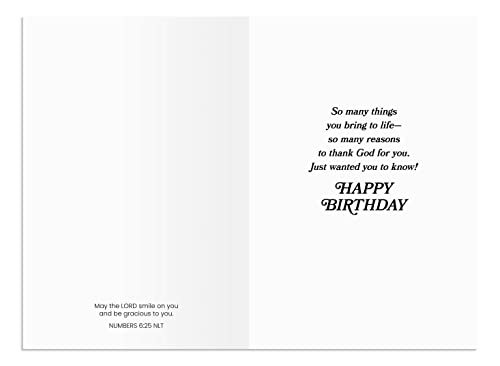DaySpring - Encouraging You - 4 Floral Card Birthday Assortment with Scripture - 12 Birthday Boxed Cards & Envelopes (U1198)