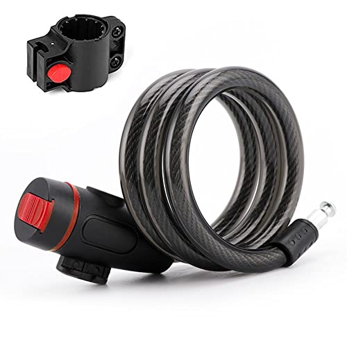 Bicycle Lock with 2 Keys Mountain Road Bike Fixed Anti-Theft Steel Cable Lock Outdoor Cycling Electric Motorcycle Accessoriy