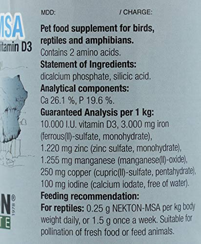 Nekton-MSA High-Grade Mineral Supplement for Pets 40gm