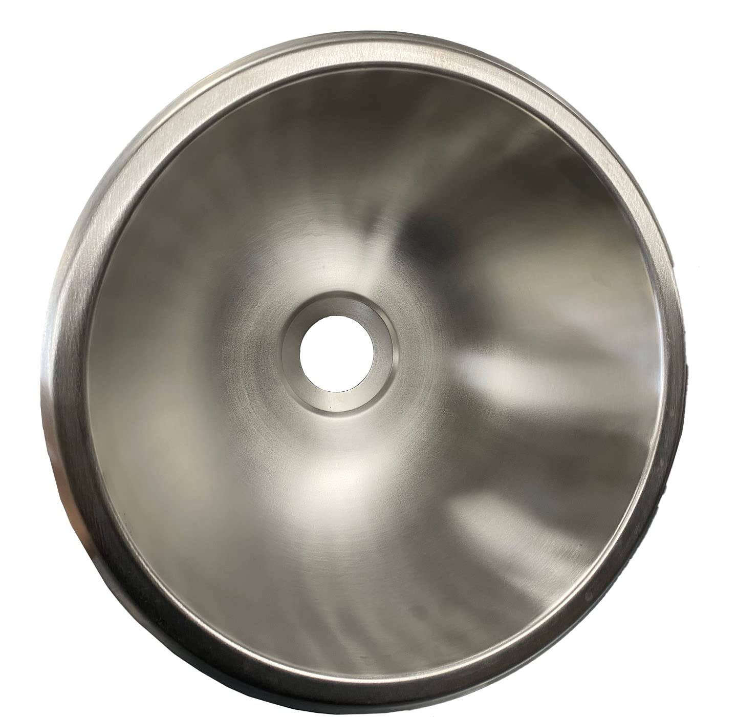 classAcustoms Class A Customs | 13inches Round Stainless Steel Sink | 300 Series Stainless Steel | RV Camper Motor Home Sink | Concession Sink | 22 Guage