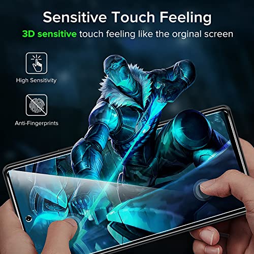 ivoler [3 Pack] Screen Protector Tempered Glass for Google Pixel 6a 5G 2022 (6.1 inch)[Fingerprint Unlock Compatible] with Easy Installation Frame[Not for Pixel 6] 9H Hardness Clear Film Bubble Free