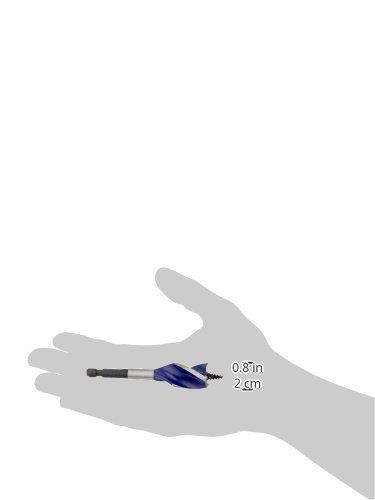 Speedbor IRWIN Tools 1866035 SPEEDBOR MAX Wood Drilling Bit, 4-inch by 3/4-inch