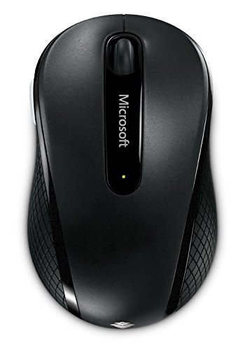 Microsoft Wireless Mobile Mouse 4000 - Graphite. Comfortable Ergonomic design, Wireless, USB 2.0 with Nano transceiver for PC/Laptop/Desktop, works with Mac/Windows Computers