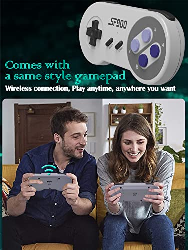 Fadist Handheld Game Console, Portable Retro Game Console, Built in 6000+ Classic Games,3.0 inch IPS Screen,Support for 2 Player,Connecting to TV, Ideal Gift for Kids, Adult, Friend, Lover