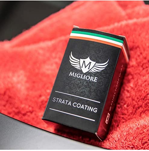 Migliore Strata Coating: High Gloss SiO2 PRO Ceramic Coating & Car Sealant │ 1-2 Years of Protection │ Apply After Car Wash Clay Bar Buffer Polisher │ Auto Marine Boat Motorcycle