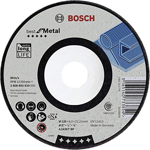 Bosch 2608603535 9.06"x7mm Grinding disc for metal cranked