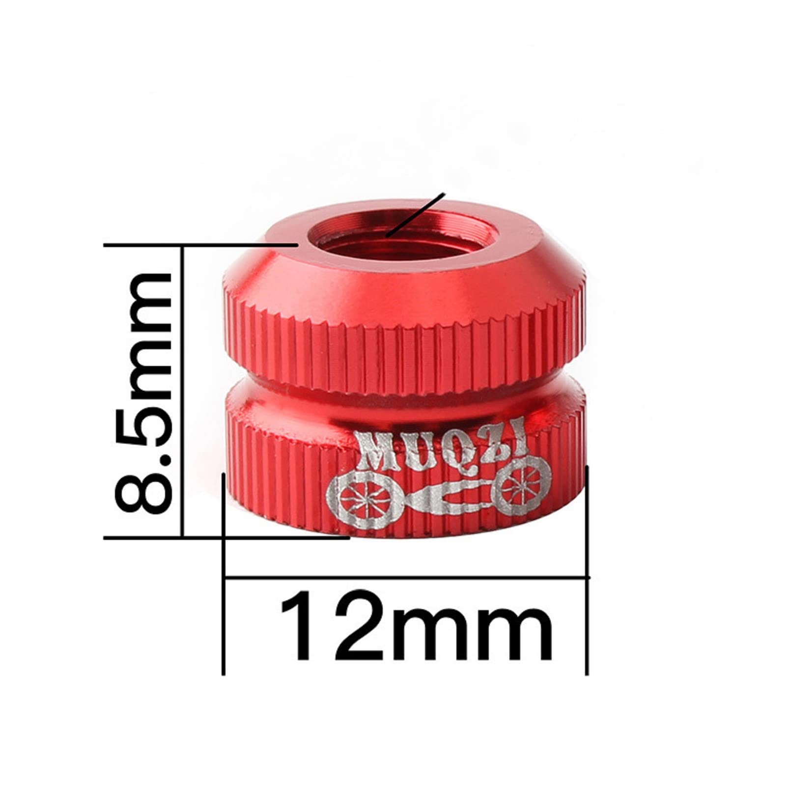 Bicyle Inner Tube Valve Nuts?Bike Hub Flanged Axle Nut with Sealed O Ring for Most Mountain Bikes Road Bikes (Blue)