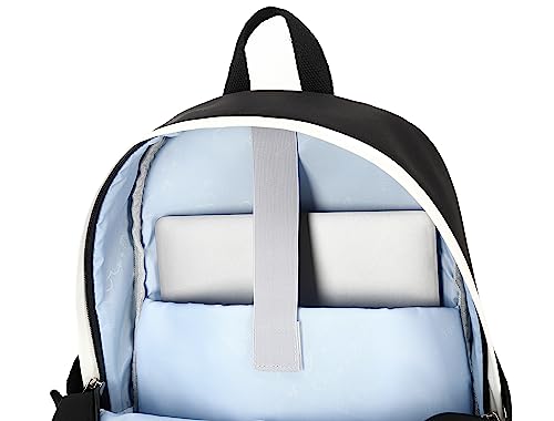 Jaygulf Waterproof Women Laptop Backpack Fashion Girl Daypack Black