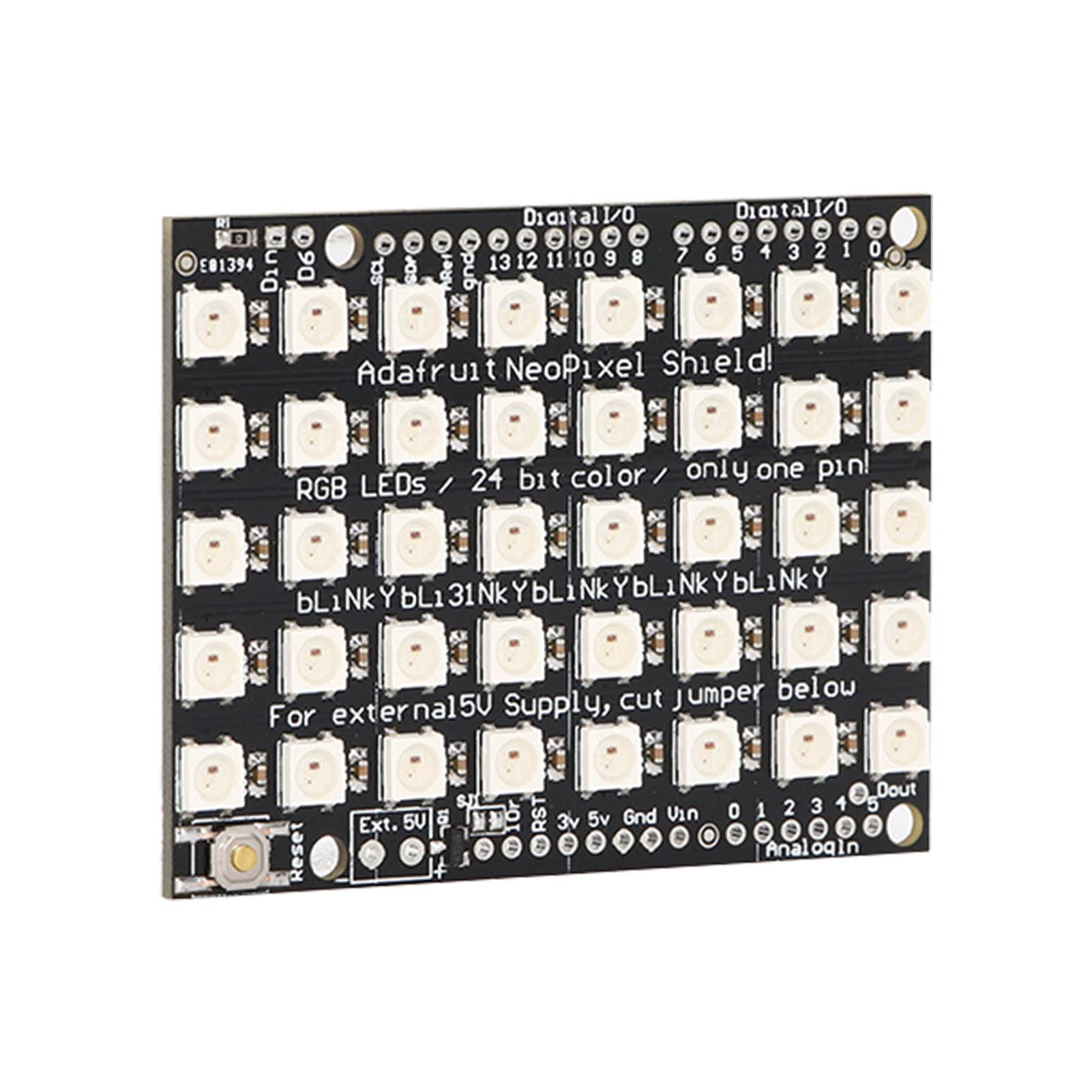 Color Light Development Board, PCB Easy To Install 40 Bits 5x8 WS2812B 5050 RGB LED Driver 5V High Brightness for Bars for KTV