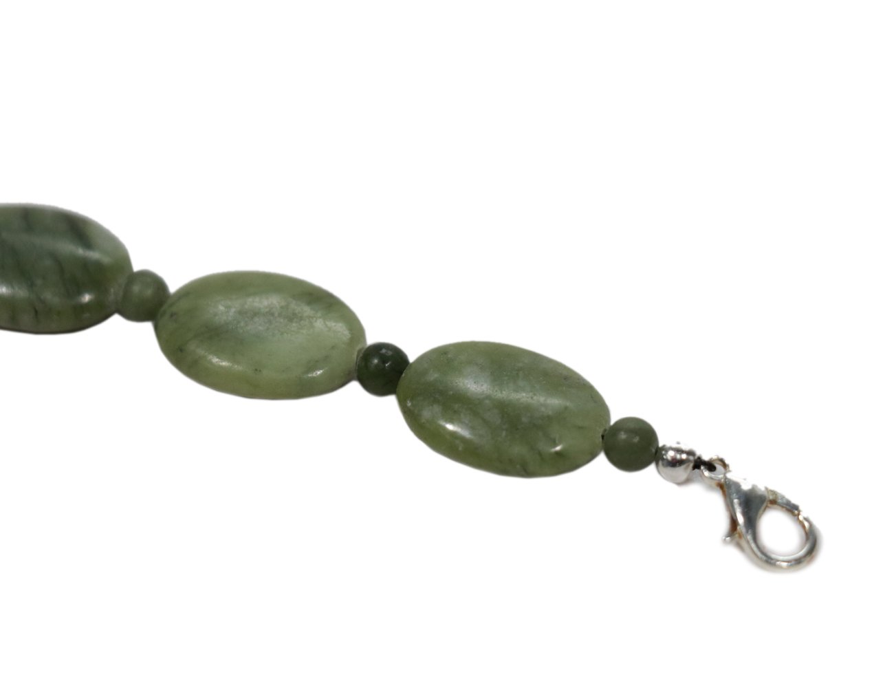 Biddy Murphy, Connemara Marble Bracelet Oval Beads Made in Ireland