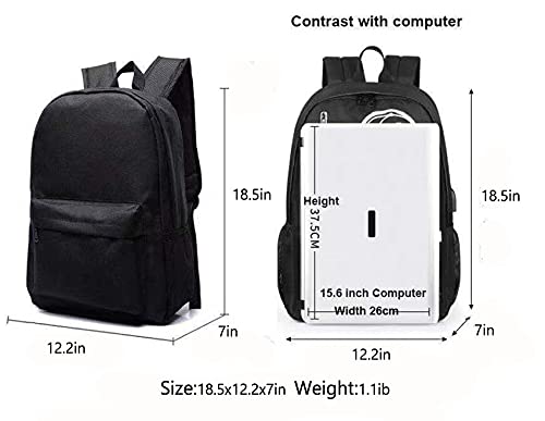 Duuloon Soccer Stars Casual Rucksack-Kylian Mbappe&Messi&Neymar Student Bookbag PSG Graphic Knapsack for Teen