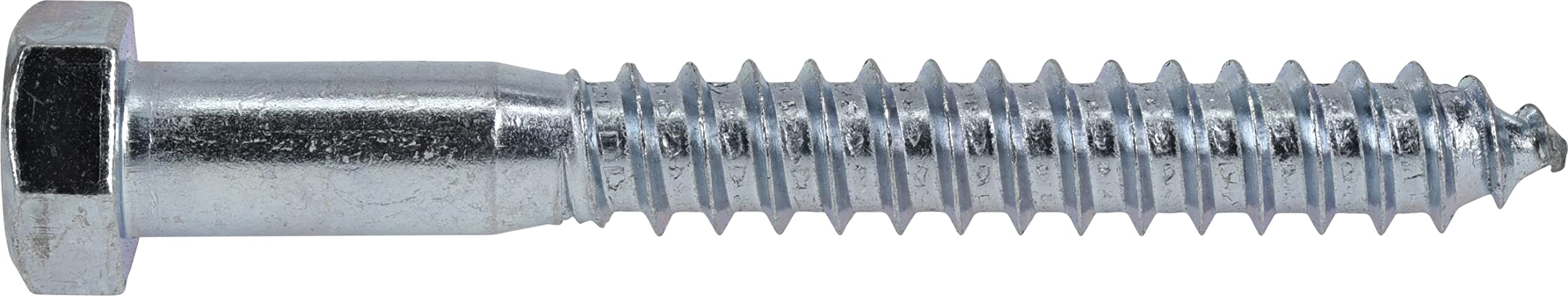 The Hillman Group 230131 Hex Lag Screw, 1/2-Inch X 4-Inch, Zinc (25-Pack)