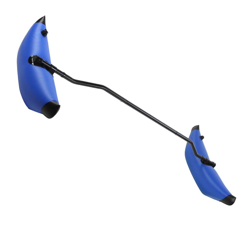 Bicaquu Portable Kayak Stabilizer, Kayak Outrigger Kit, Safe for Kayaking Fishing Beginners Canoeing(Blue)