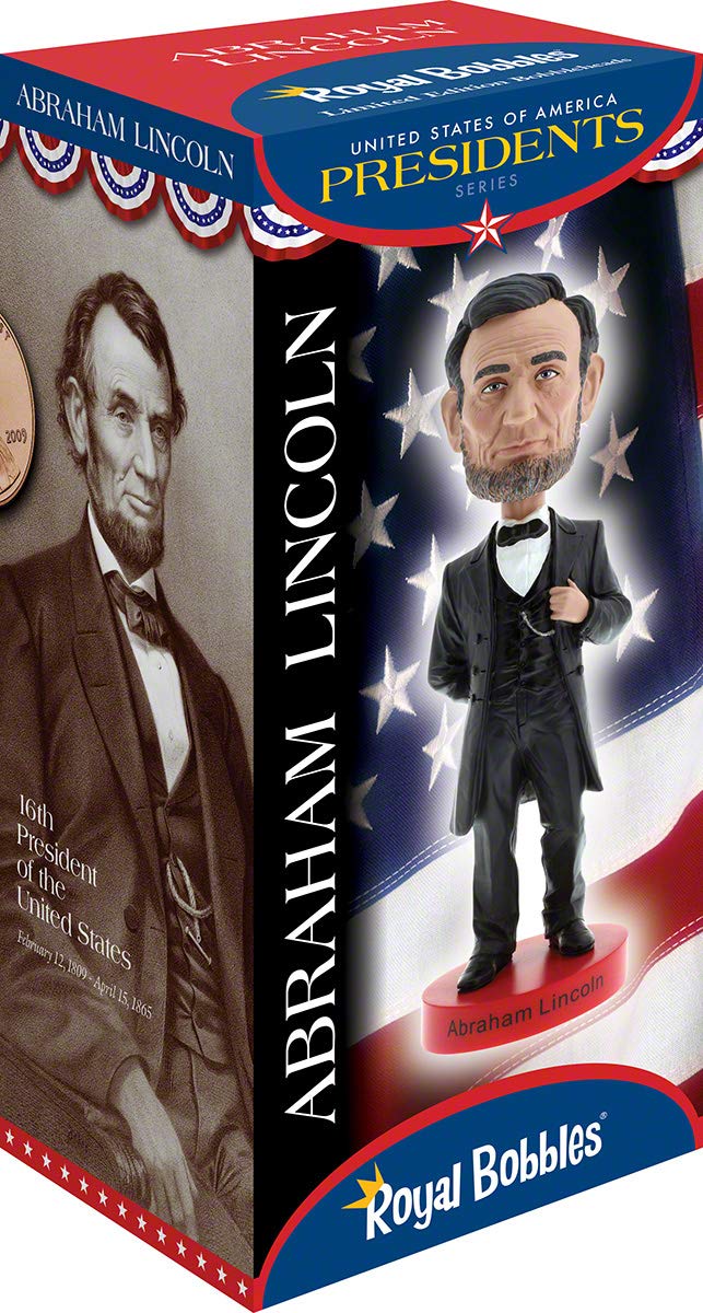 Royal Bobbles Abraham Lincoln Collectible Bobblehead Statue
